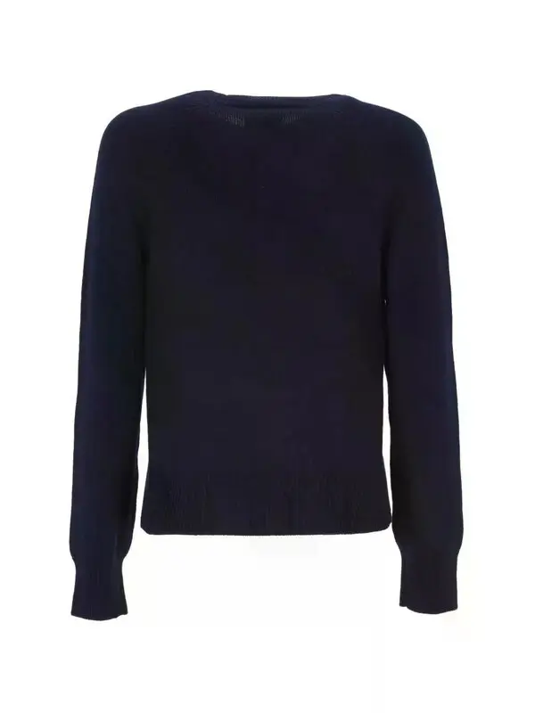 A.p.c. Logo Embroidered Raglan Sleeve Sweater