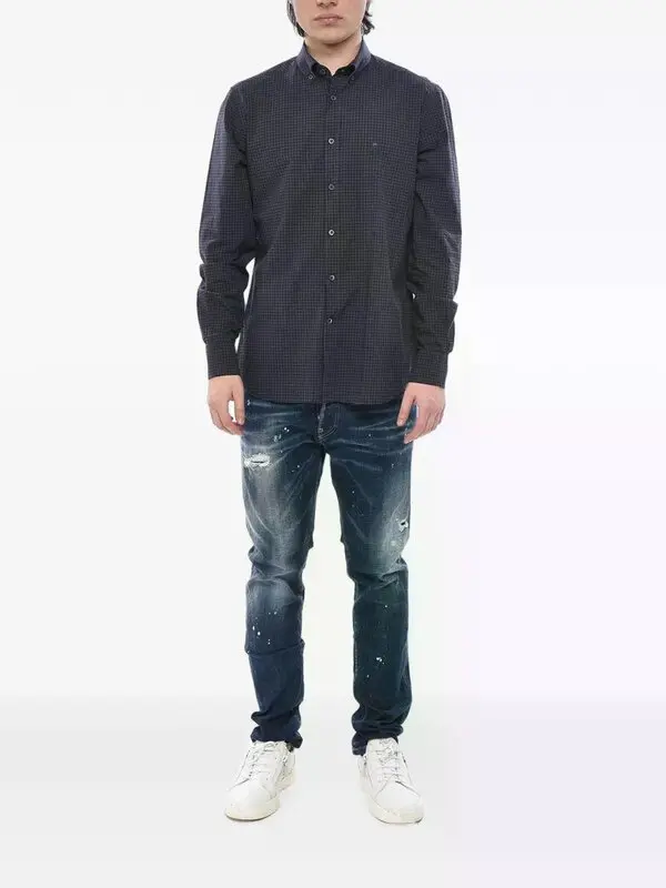 Corneliani Checked Button-down Shirt
