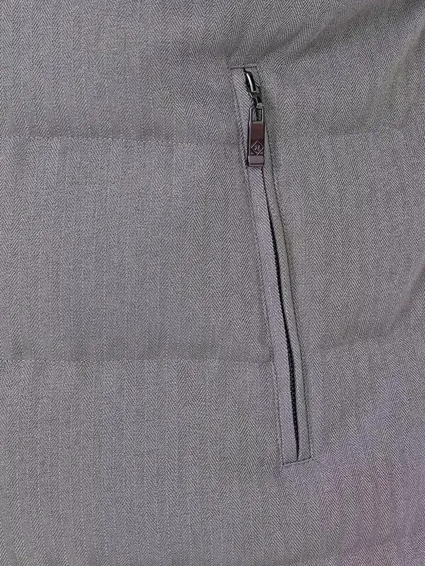 Pal Zileri Hooded Gilet - Grey