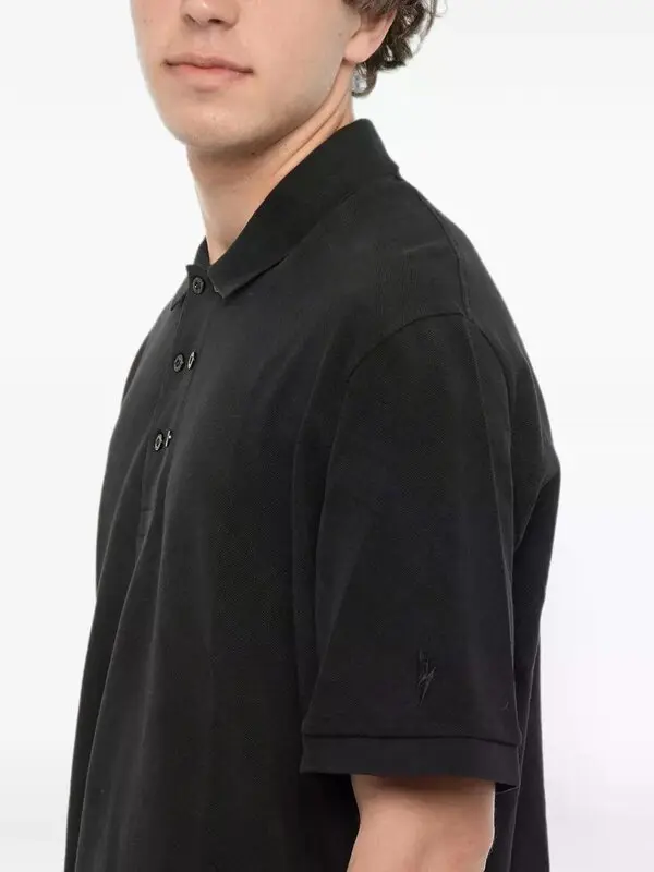 Neil Barrett Piqué Cotton Polo Shirt