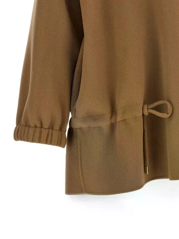 Max Mara Hooded Drawstring Coat