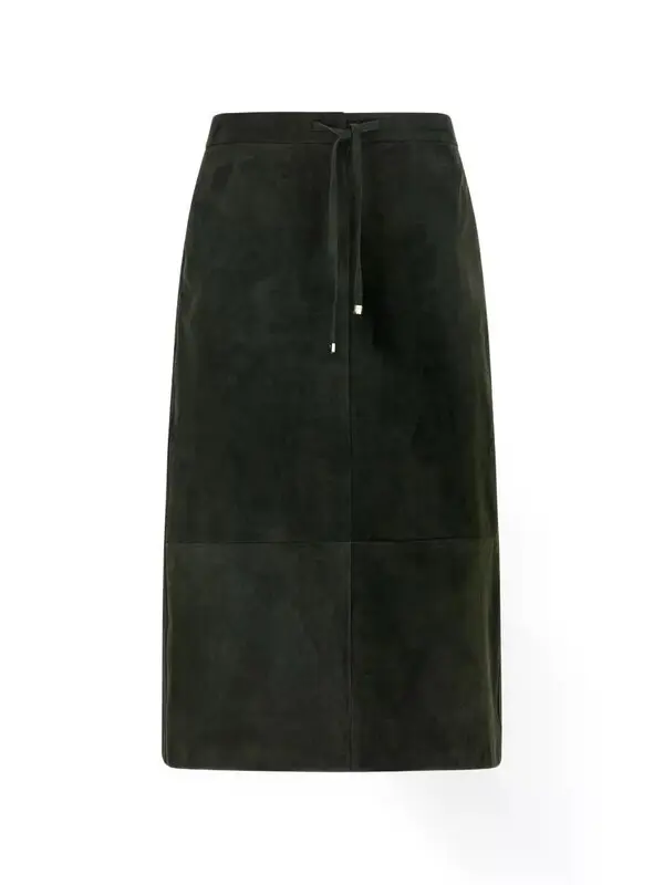 Max Mara Suede Midi Skirt