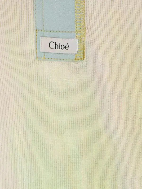 Chloé Henley Neck Cotton Sweater