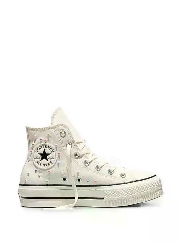 CONVERSE Chuck Taylor All Star Lift Platform Mini Studs Sneakers - Neutrals