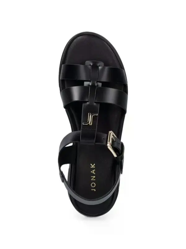 JONAK PARIS Leather Buckle Fastening Sandals