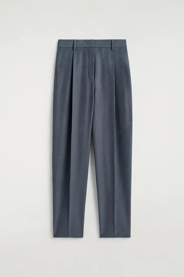 Cos Washed-silk Straight-leg Pants