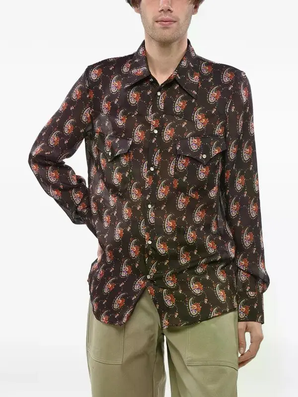 Dsquared2 Bandana-print Western Shirt