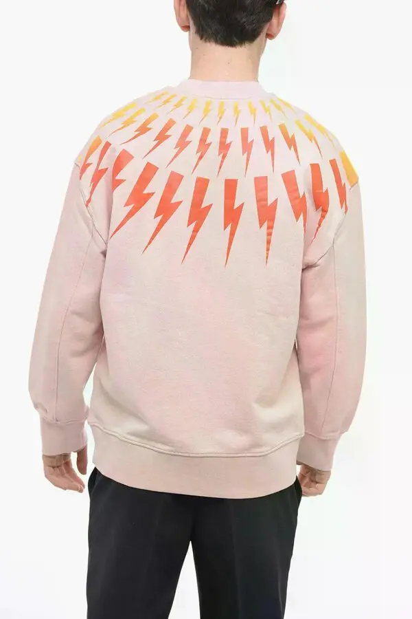 Neil Barrett Thunderbolt Print Sweatshirt