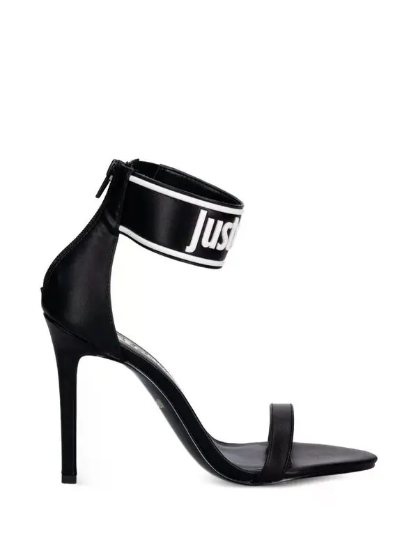 Just Cavalli Logo-strap Stiletto Sandals