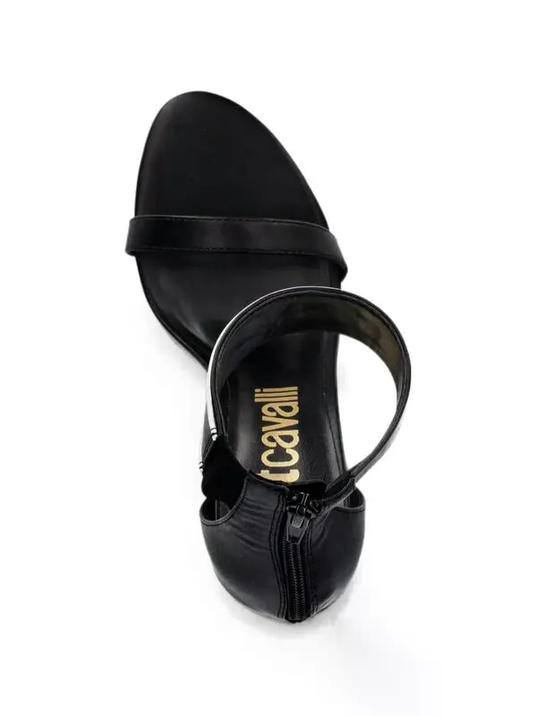 Just Cavalli Logo-strap Stiletto Sandals