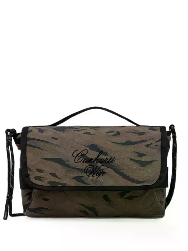Carhartt Work In Progress Tiger-print Logo-embroidered Belt Bag - Brown