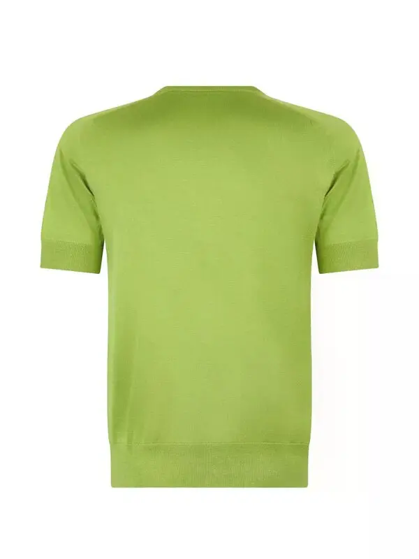 MOORER Short-sleeve Silk Sweater