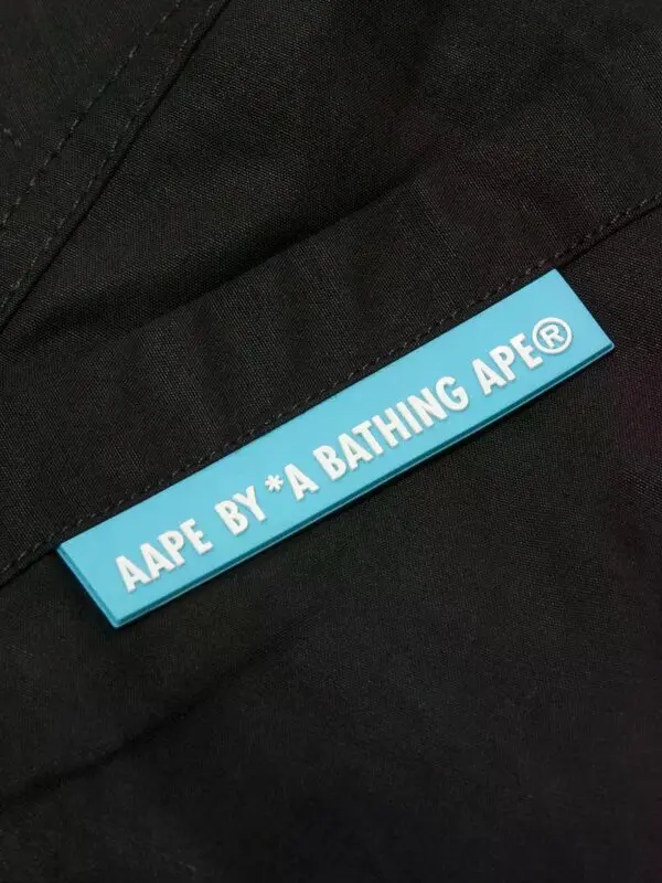 AAPE BY *A BATHING APE Moonface Logo Cargo Shorts