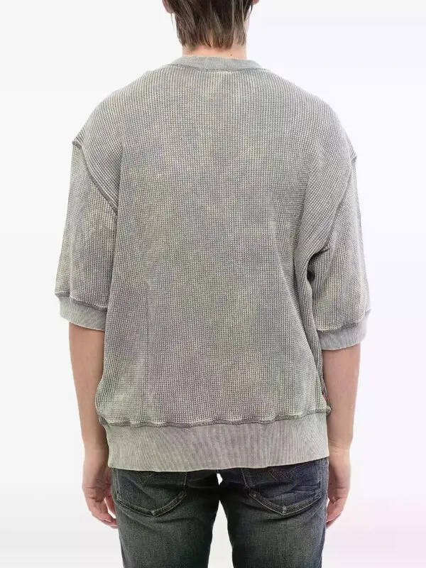DIESEL® Acid Wash Logo Print Sweater