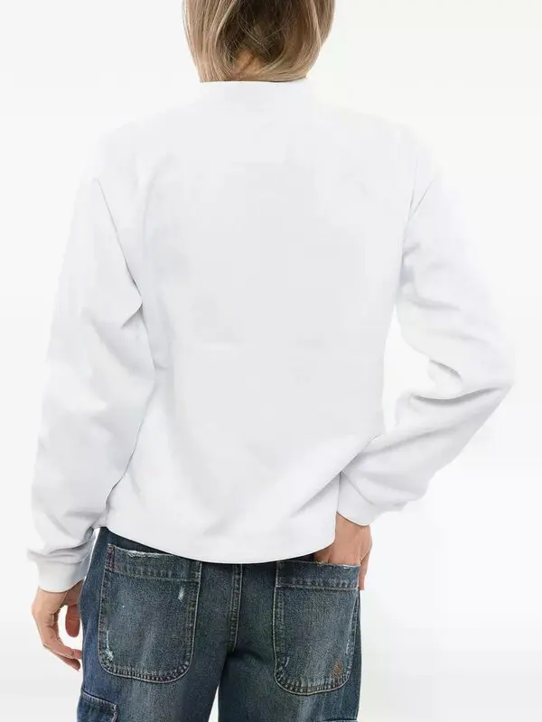 John Richmond Logo Embroidered Drawstring Sweatshirt