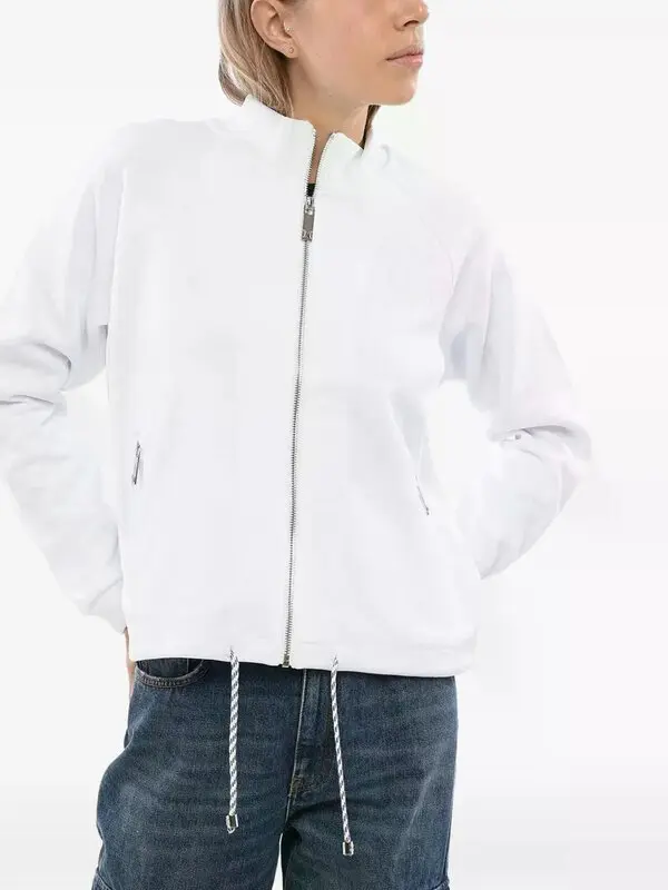 John Richmond Logo Embroidered Drawstring Sweatshirt
