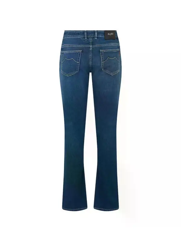 MOORER Flared-cut Jeans - Blue