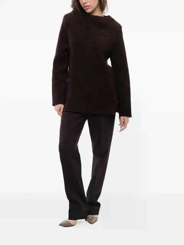 JIL SANDER Bouclé Boat-neck Sweater