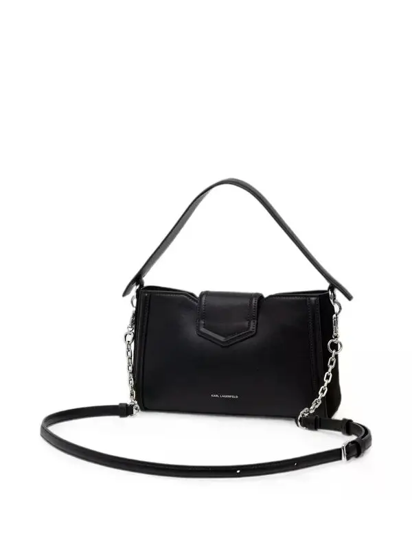 Karl Lagerfeld Suede-panelled Shoulder Bag