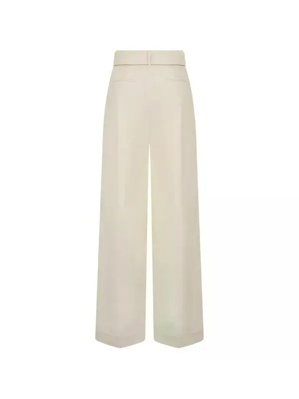 MOORER Belted Wide-leg Trousers