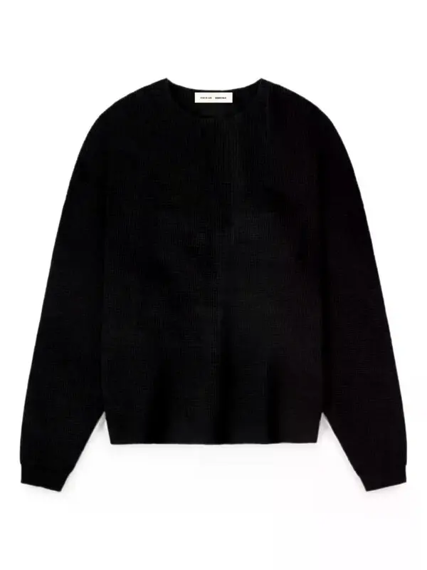 Fear Of God Waffle-knit Crew-neck Sweater