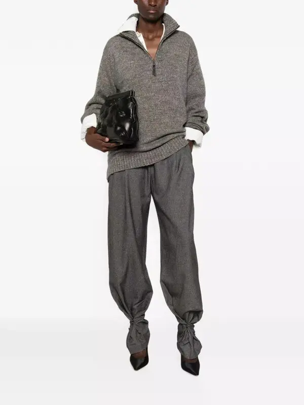 MAISON MARGIELA Quarter-zip Knitted Sweater