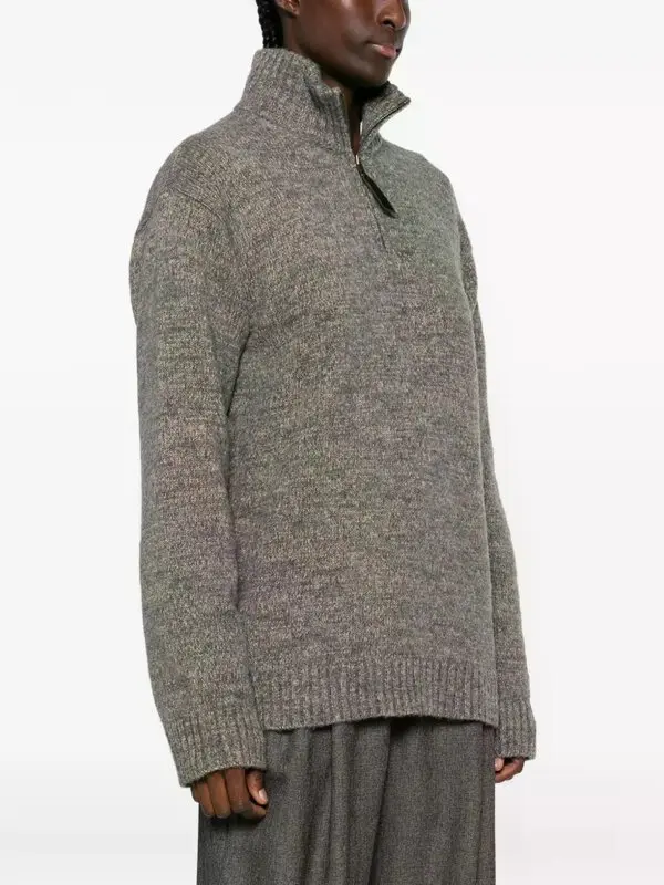 MAISON MARGIELA Quarter-zip Knitted Sweater