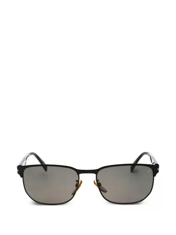 DB EYEWEAR BY DAVID BECKHAM Square Frame Sunglasses - Black