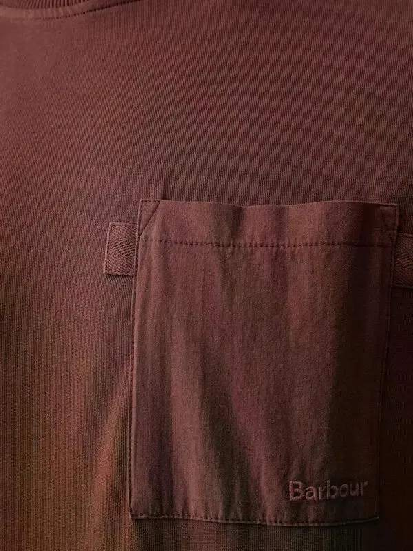 Barbour Ivergill Logo-embroidered Patch-pocket T-shirt
