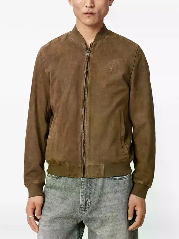 ALLSAINTS Morten Bomber Jacket - Brown