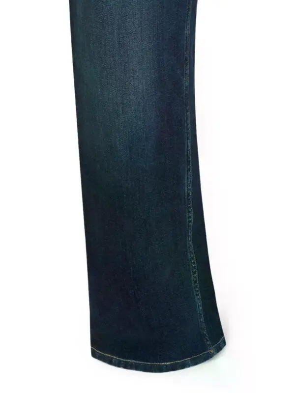 Gucci Faded-effect Straight-leg Jeans