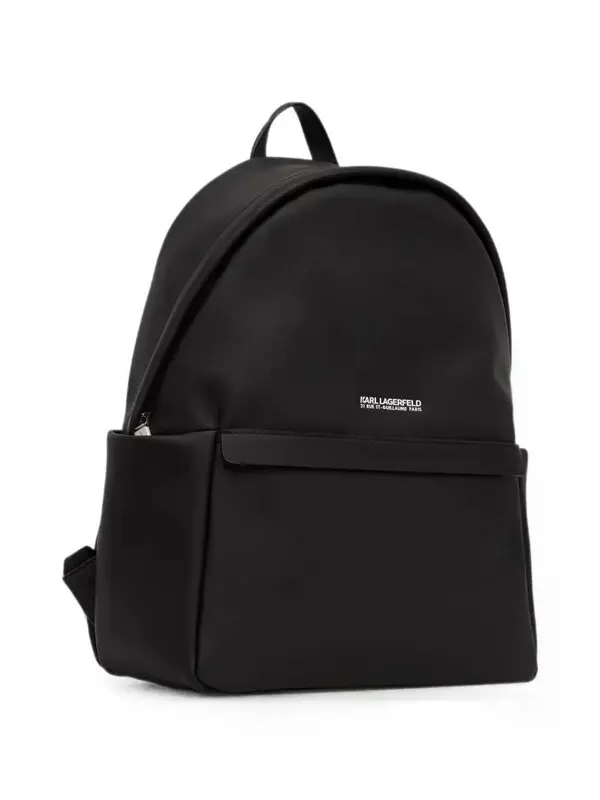 Karl Lagerfeld Logo-print Backpack - Black