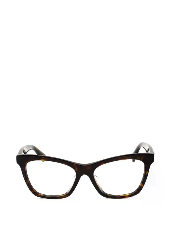 Burberry Cat Eye Frame Eyeglasses - Brown