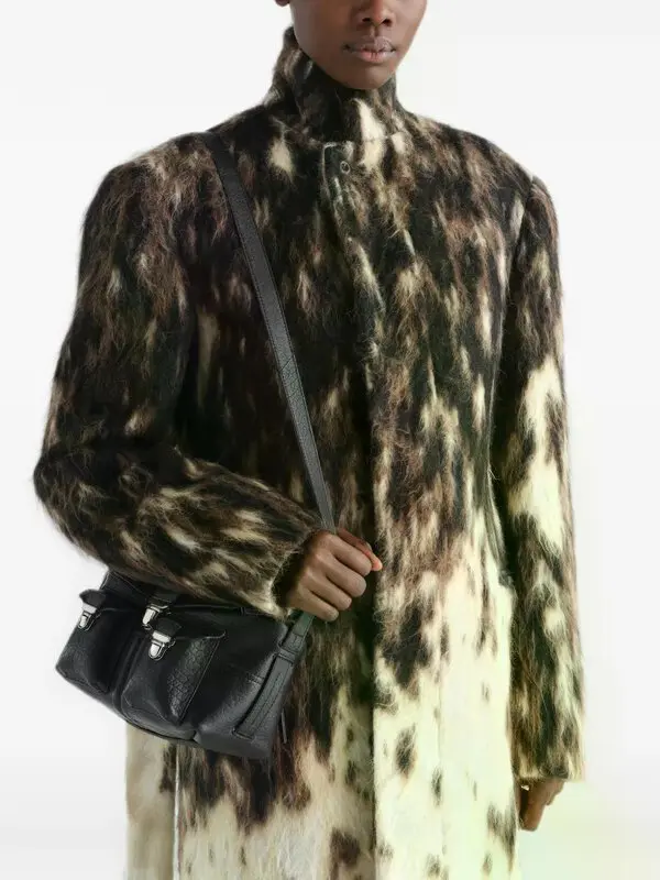 LEMAIRE Mini Soft Gear Bag In Bubble Lambskin - Black