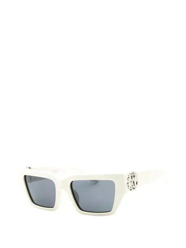 Roberto Cavalli Logo Detail Sunglasses - White