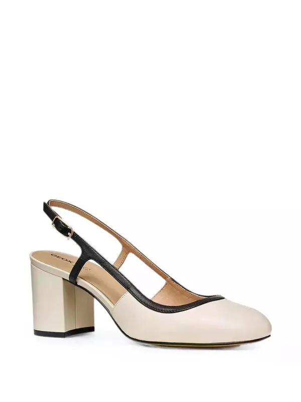 Geox Virnilisa Slingback-strap Heeled Pumps - Neutrals