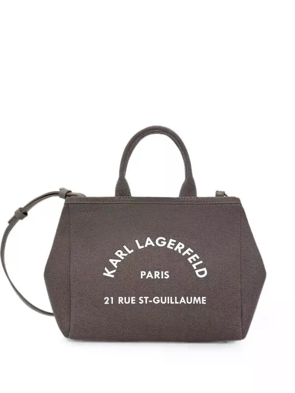 Karl Lagerfeld Logo-print Cotton Tote Bag