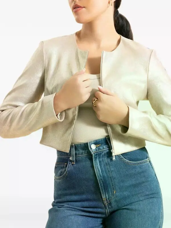 SUSAN BENDER Leather Jacket