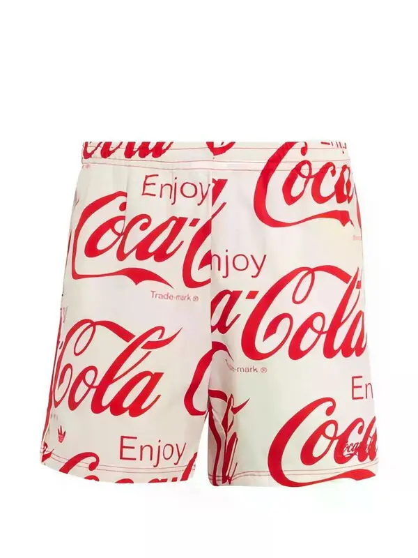 Adidas X Coca-cola Logo-print Shorts