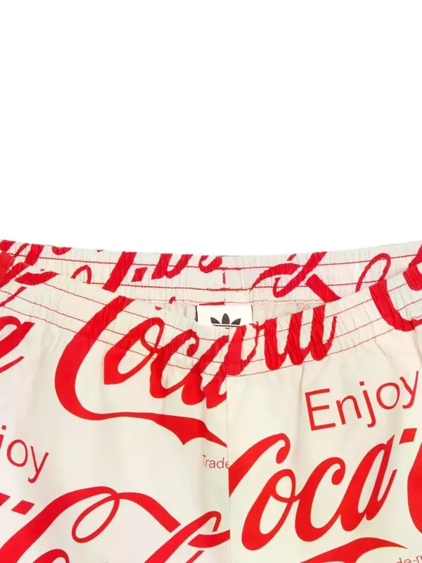 Adidas X Coca-cola Logo-print Shorts