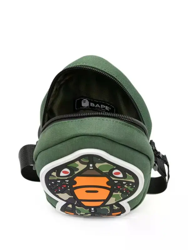 A BATHING APE Baby Milo Shark Messenger Bag