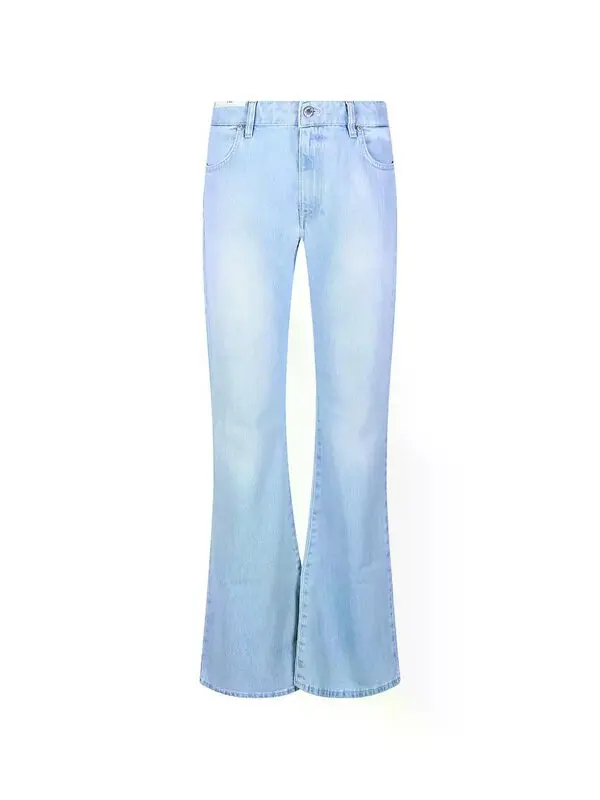 PT TORINO Cotton Flared Jeans - Blue