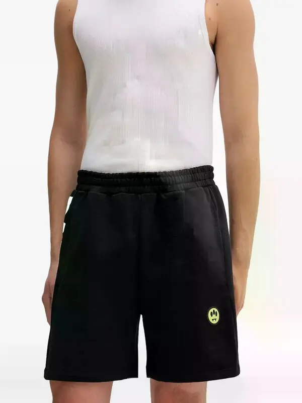 BARROW Logo-print Elasticated-waist Shorts