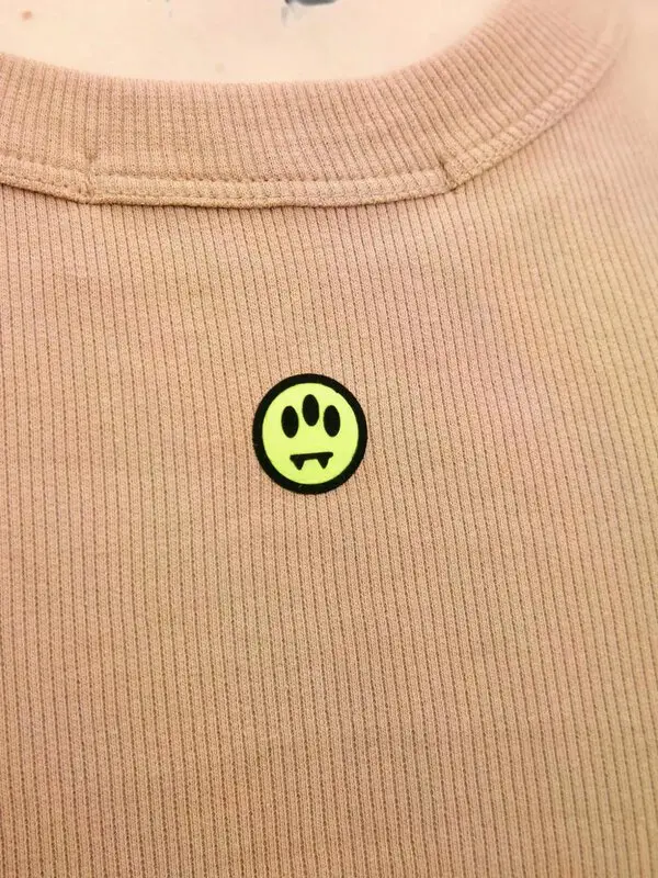 BARROW Ribbed Logo-print T-shirt