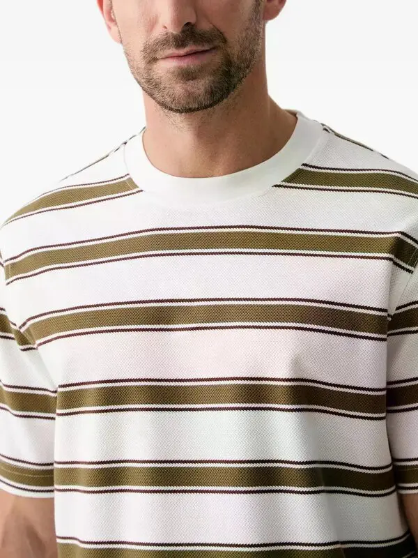 Barbour Browtop Striped-pattern Relaxed-fit T-shirt
