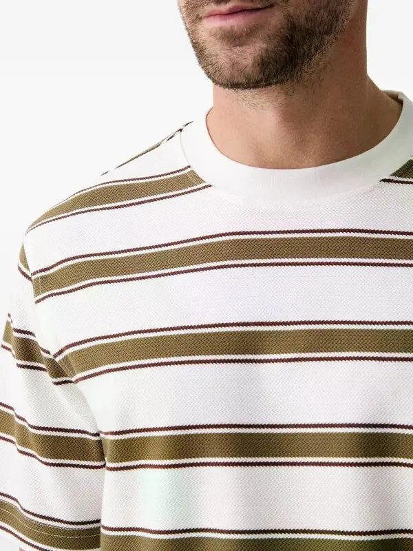 Barbour Browtop Striped-pattern Relaxed-fit T-shirt