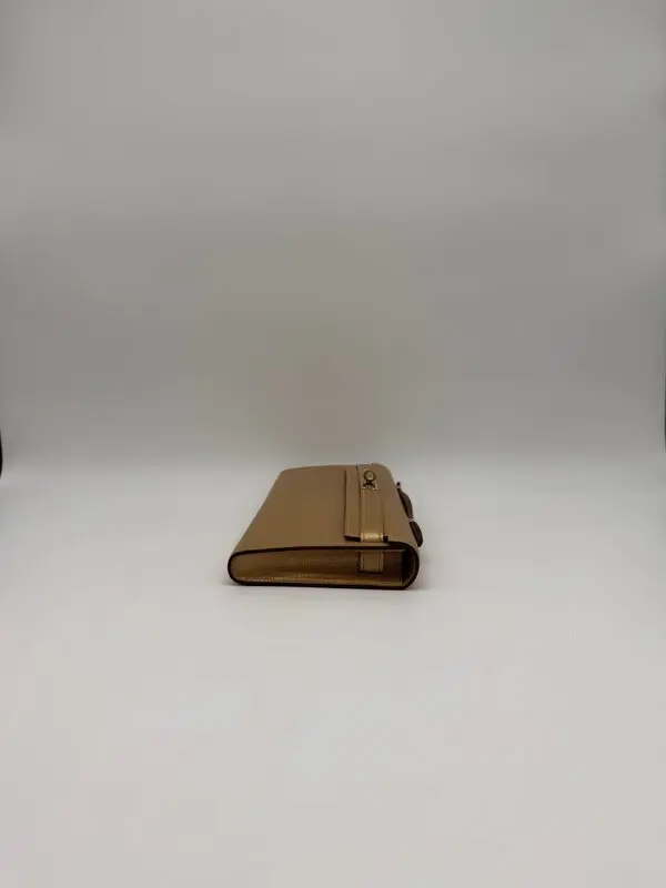Hermès Kelly Chamkilight Dore Chevre Leather With Permabrass Hardware - Gold