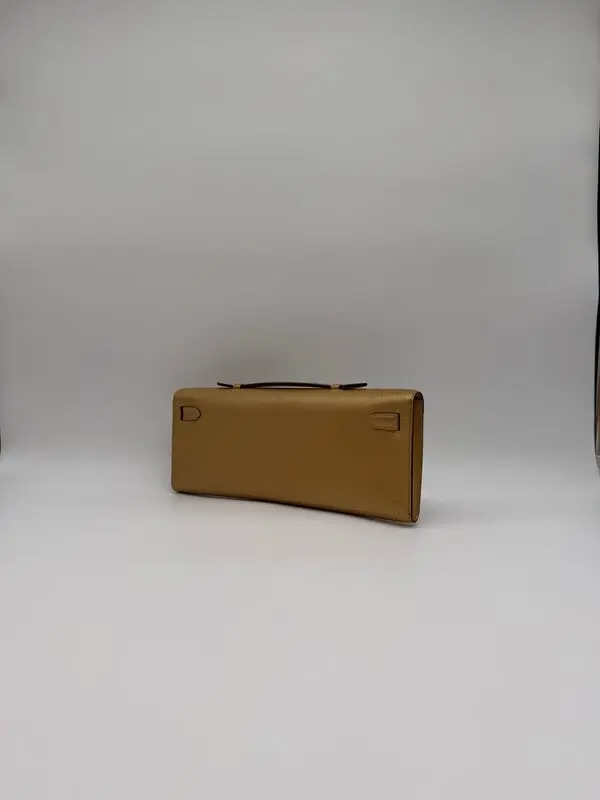 Hermès Kelly Chamkilight Dore Chevre Leather With Permabrass Hardware
