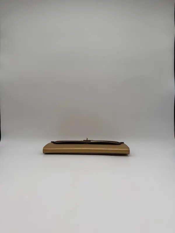Hermès Kelly Chamkilight Dore Chevre Leather With Permabrass Hardware