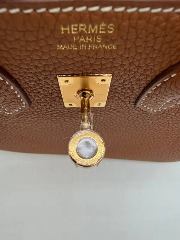 Hermès Birkin 25cm Togo Leather Bag With Gold Hardware - Brown